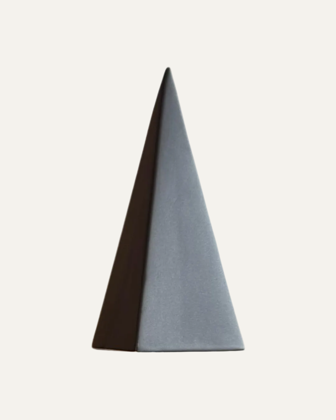 Ceramic Pyramid Decor – Modern Minimalist Accent Piece – Lár Danielsen
