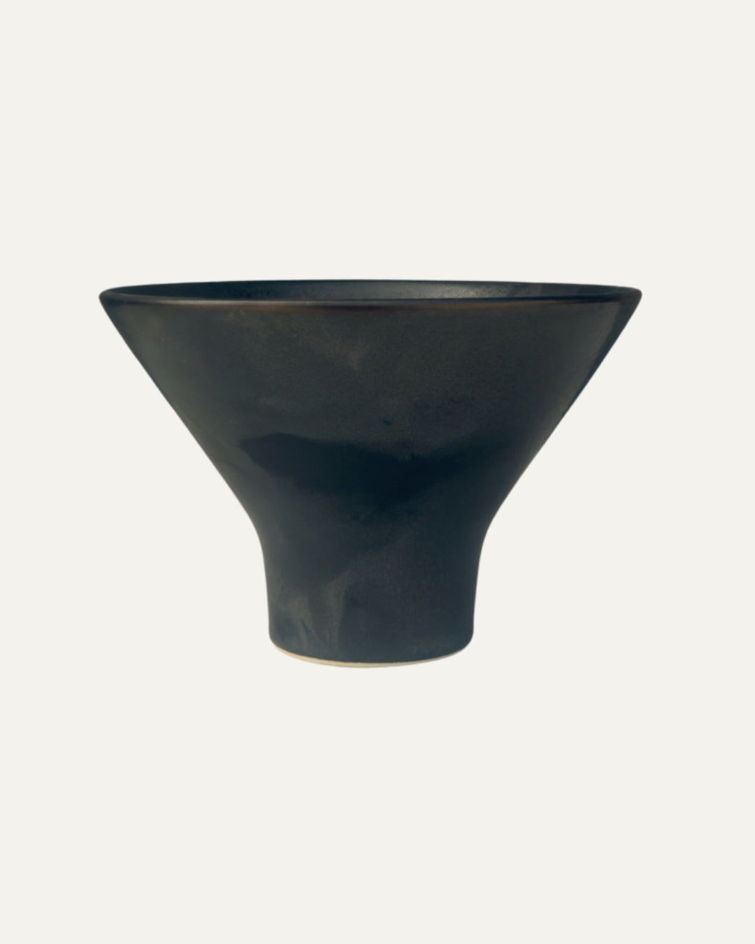 Modern Tapered Porcelain Decorative Bowl – Funnel | Lár Danielsen